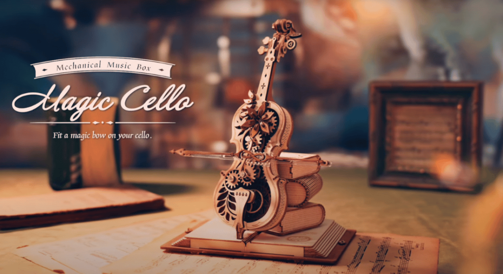 ROKR Magic Cello Mechanische Muziekdoos