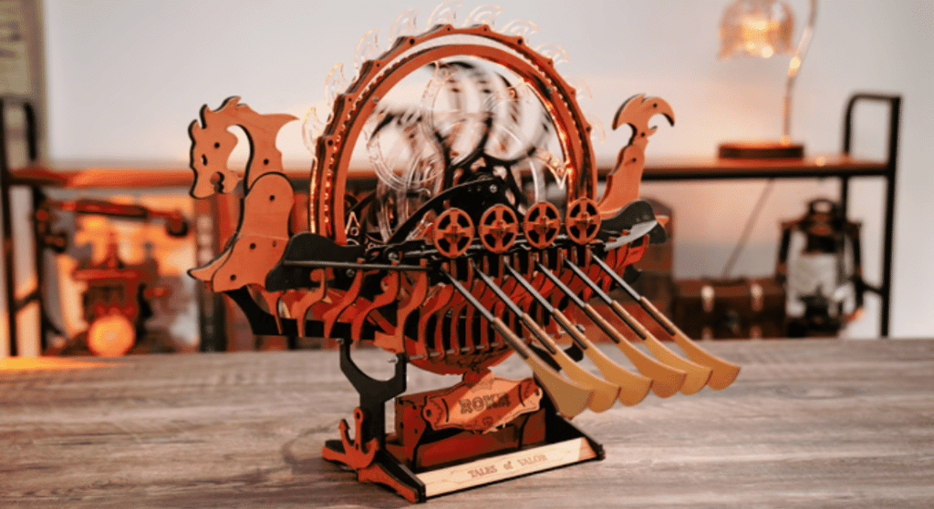 ROKR Viking Dragon Ship - een unieke houten Drakkar bouwmodel